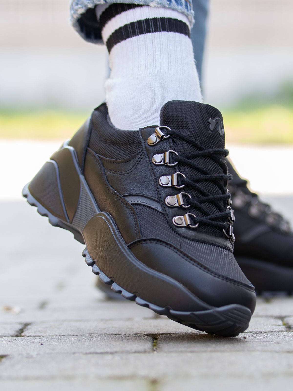 Noodles - Chunko Low Black - Trapes Sko